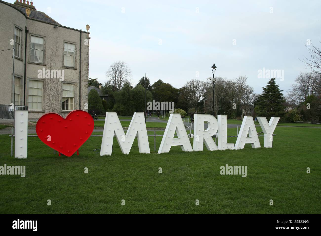 Marlay Park, Dublin, Ireland - 30th December 2024 - A sign reads 'I ...