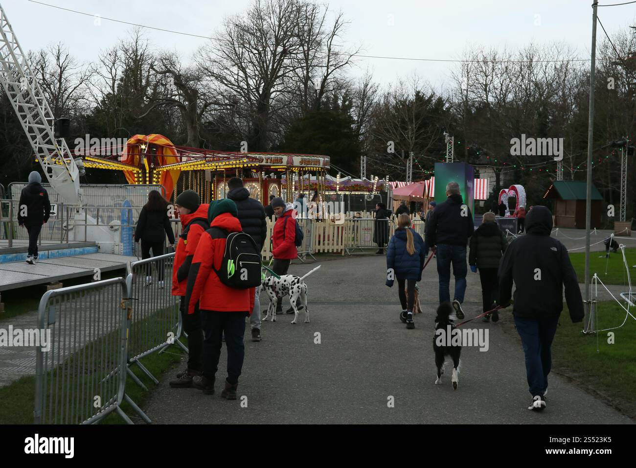 Marlay Park, Dublin, Ireland - 30th December 2024 - People visit the ...