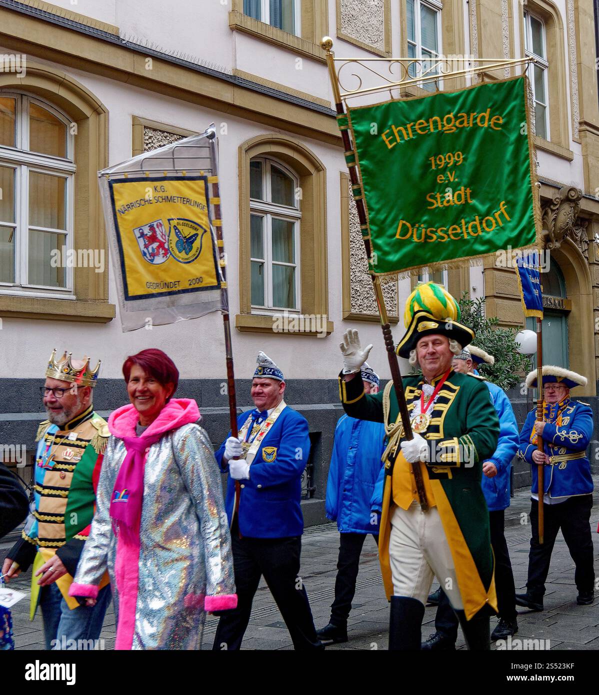 Duesseldorf, Germany, January 11, 2025 - Carnival Day, 200 years of ...