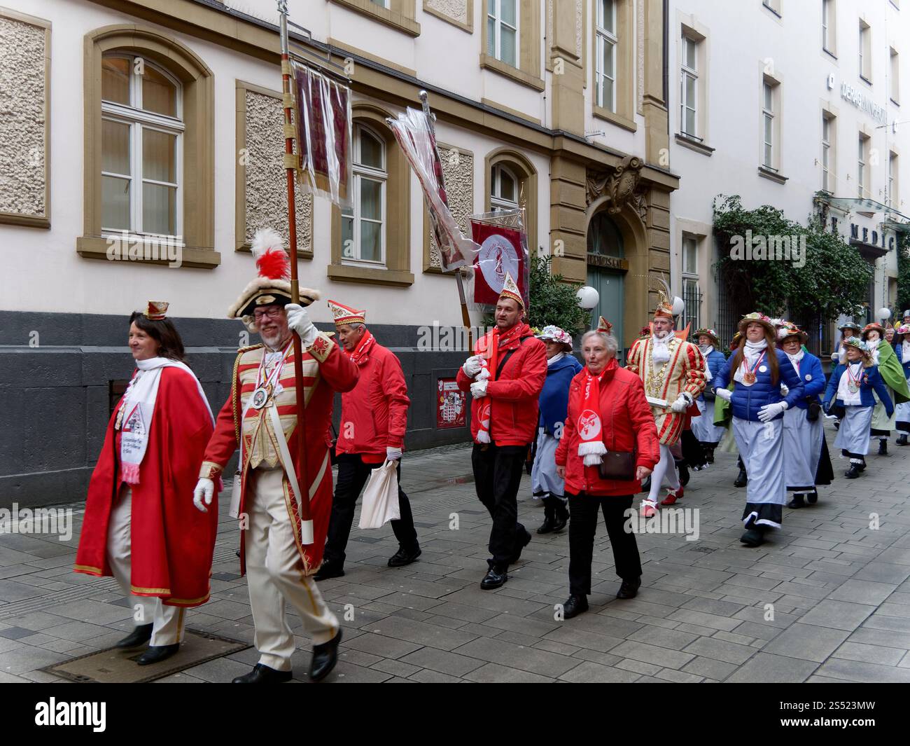 Duesseldorf, Germany, January 11, 2025 - Carnival Day, 200 years of ...