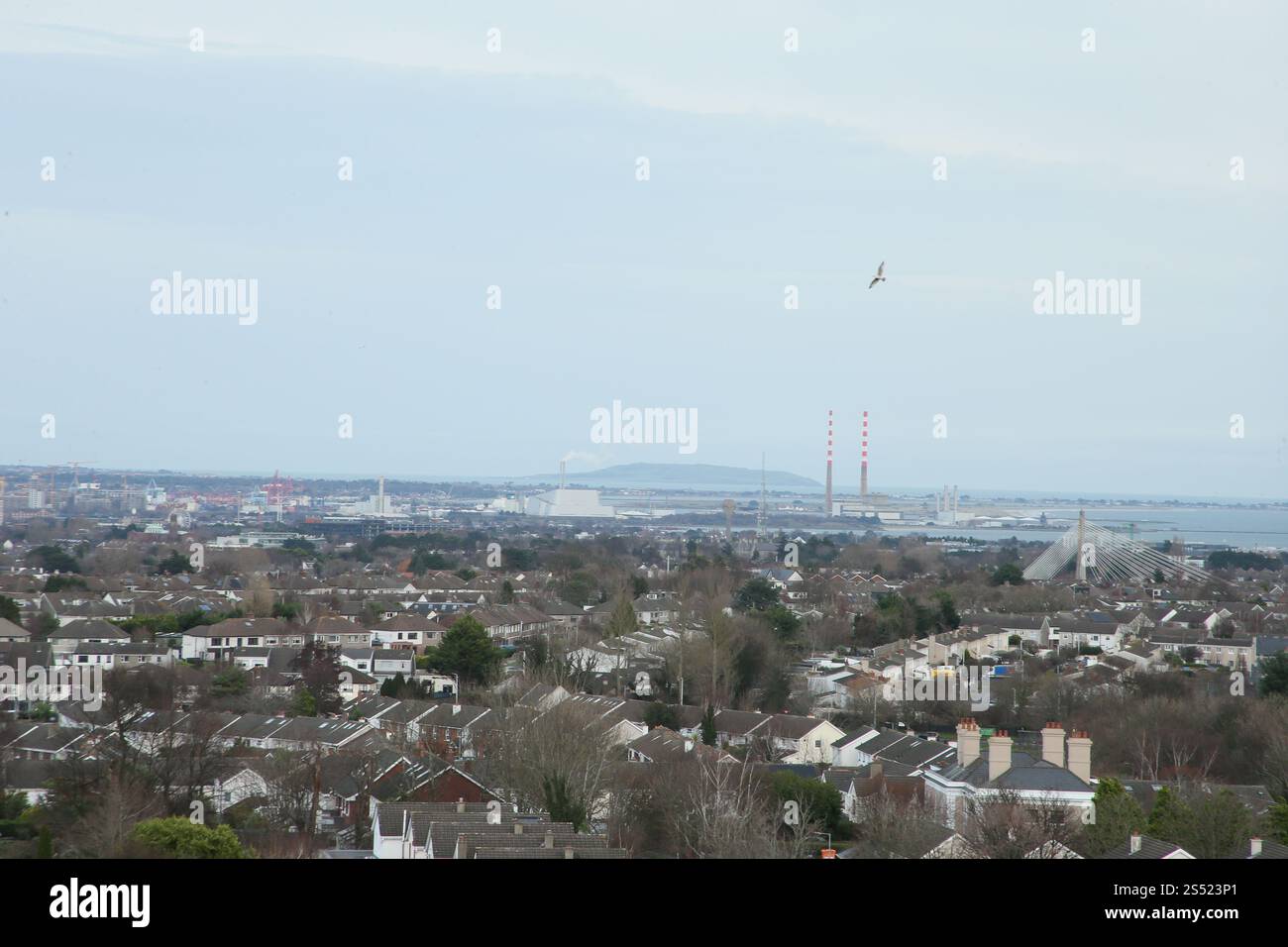 Marlay Park, Dublin, Ireland - 30th December 2024 - An elevated view of ...