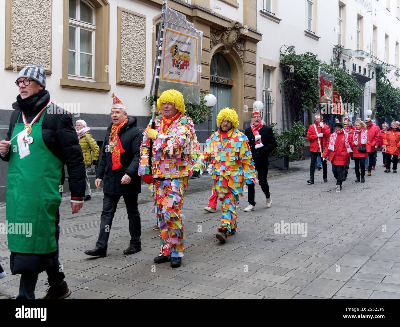 Duesseldorf, Germany, January 11, 2025 - Carnival Day, 200 years of ...