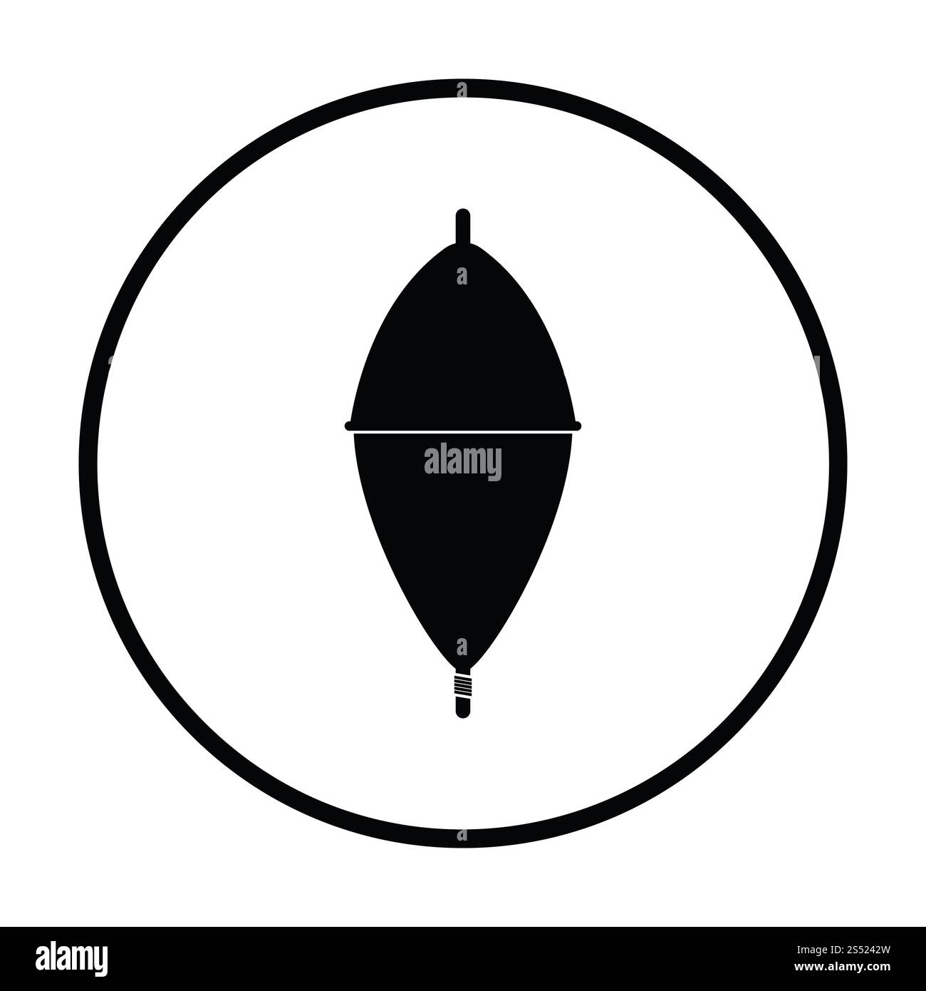 Icon of float . Thin circle design. Vector illustration Stock Photo - Alamy