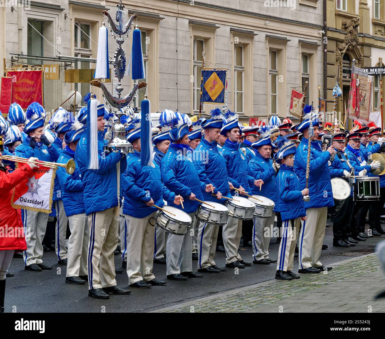 Duesseldorf, Germany, January 11, 2025 - Carnival Day, 200 years of ...