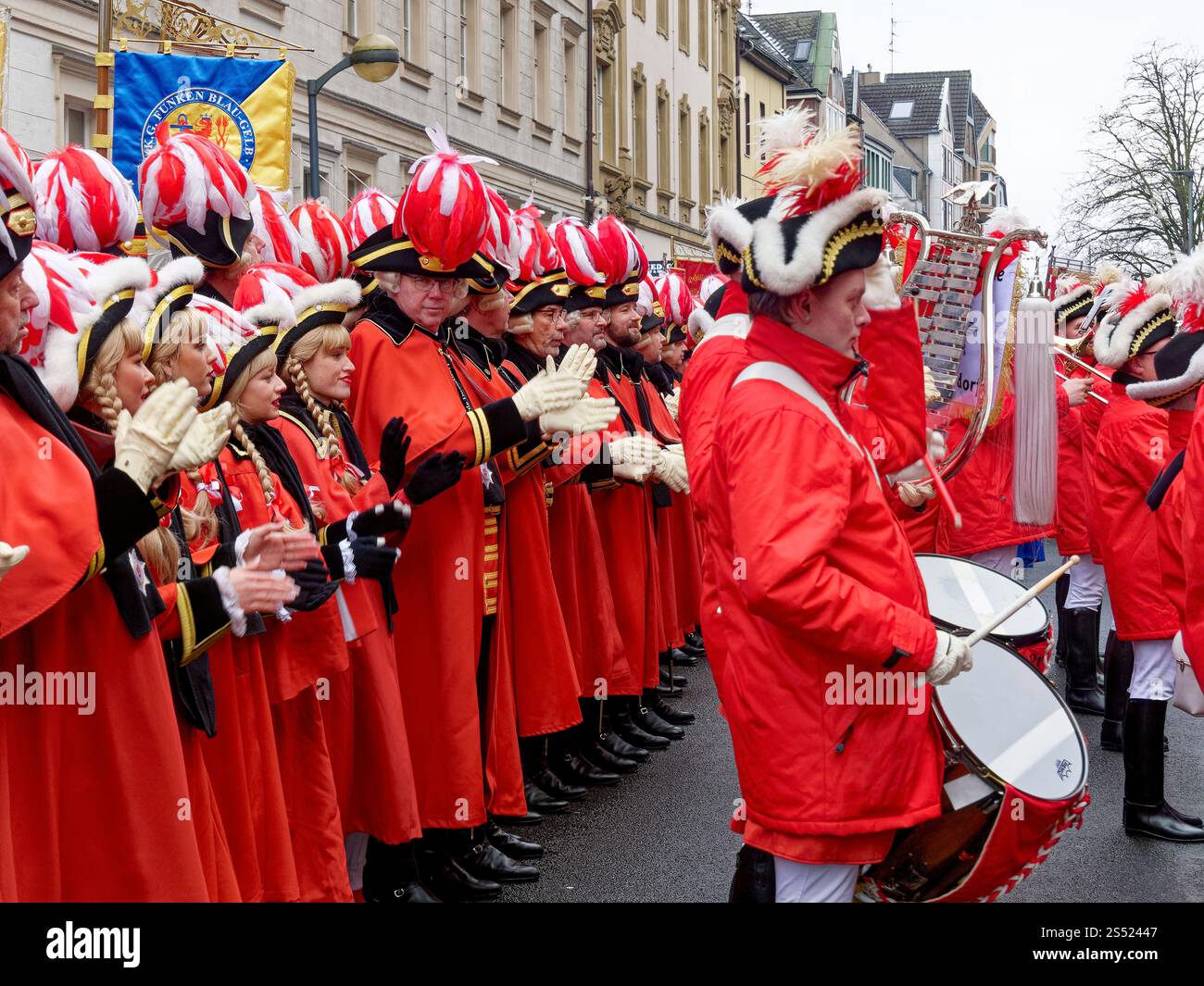 Duesseldorf, Germany, January 11, 2025 - Carnival Day, 200 years of ...