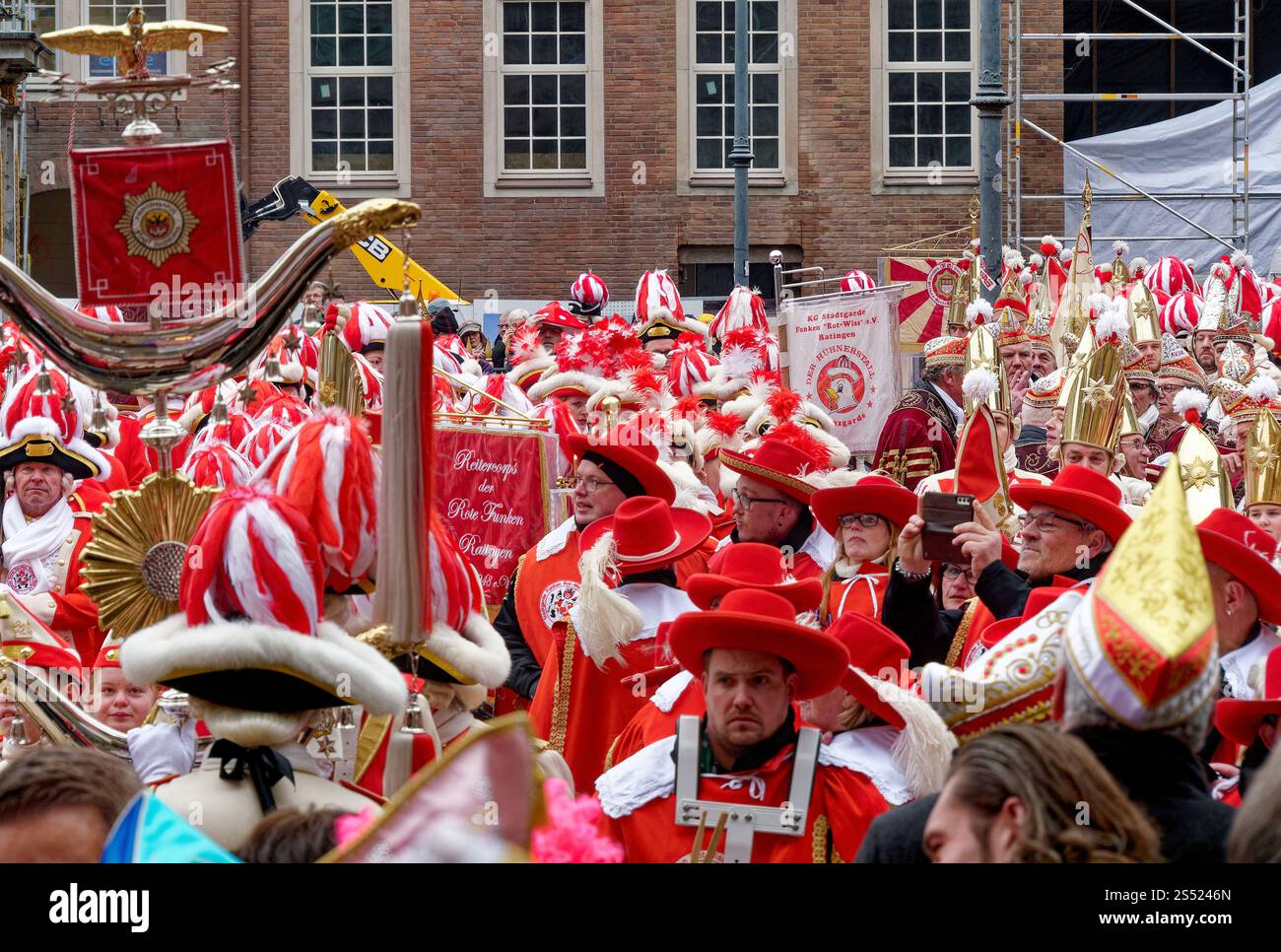 Duesseldorf, Germany, January 11, 2025 - Carnival Day, 200 years of ...