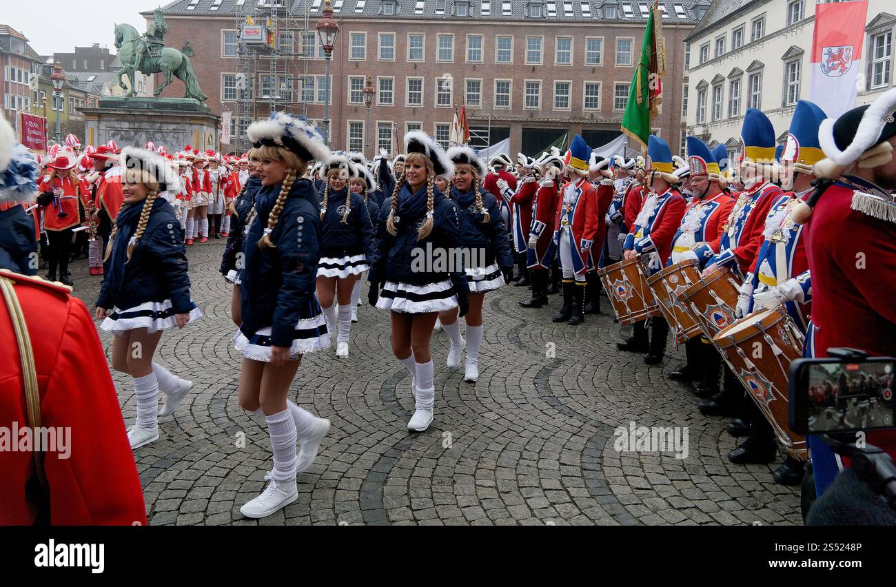 Duesseldorf, Germany, January 11, 2025 - Carnival Day, 200 years of ...
