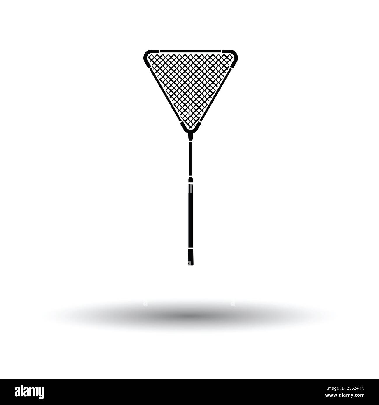 Icon of Fishing net . White background with shadow design. Vector ...