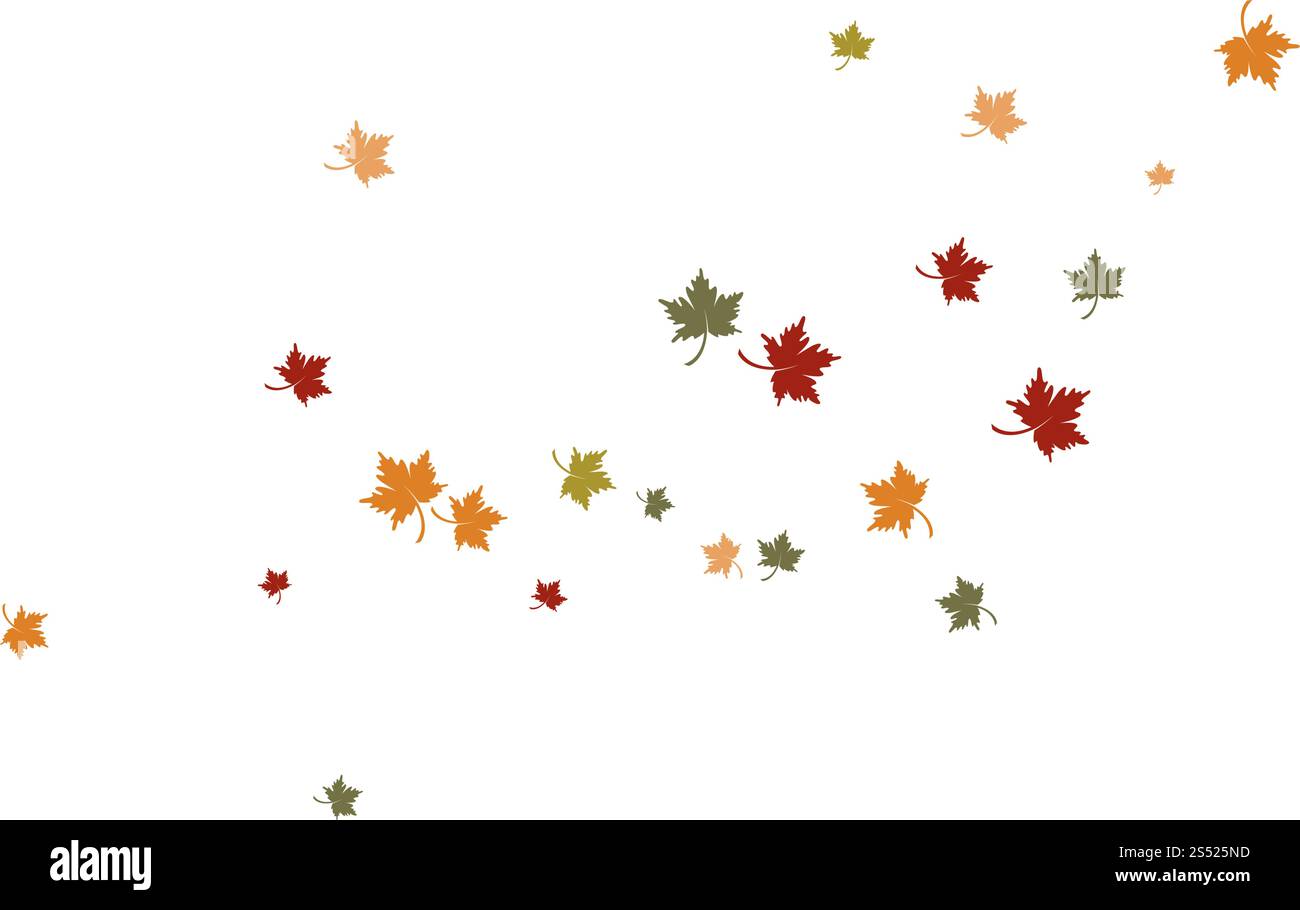 autumn Leaf background template vector illustration Stock Vector Image ...