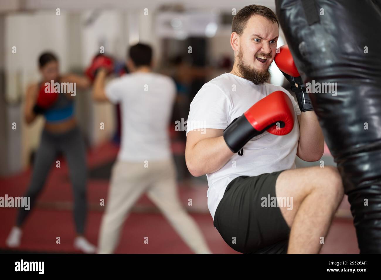 Man in Muay Thai training Stock Photo - Alamy