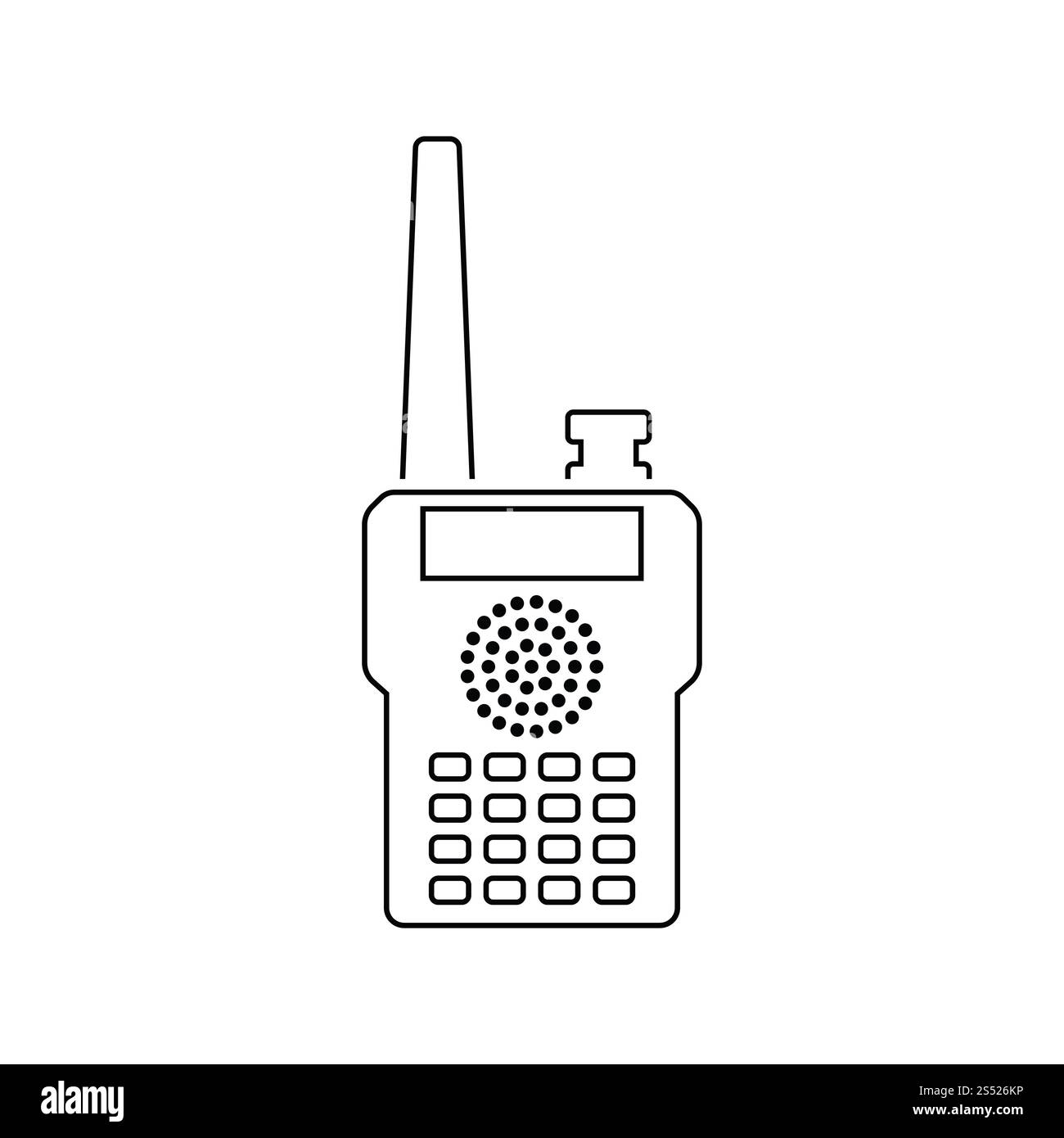 Hand wave line icon Cut Out Stock Images & Pictures - Alamy