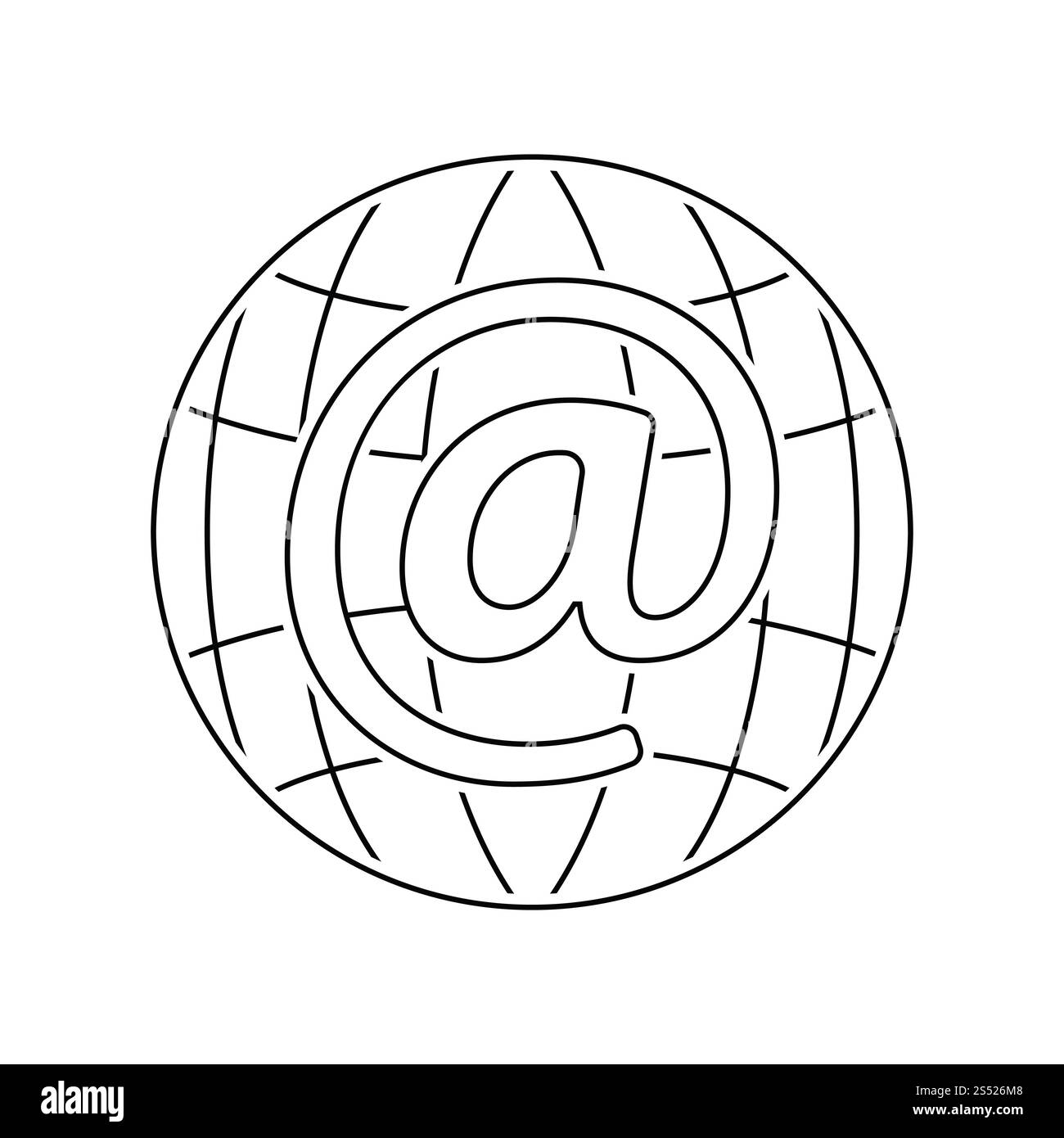 Global information system Cut Out Stock Images & Pictures - Alamy