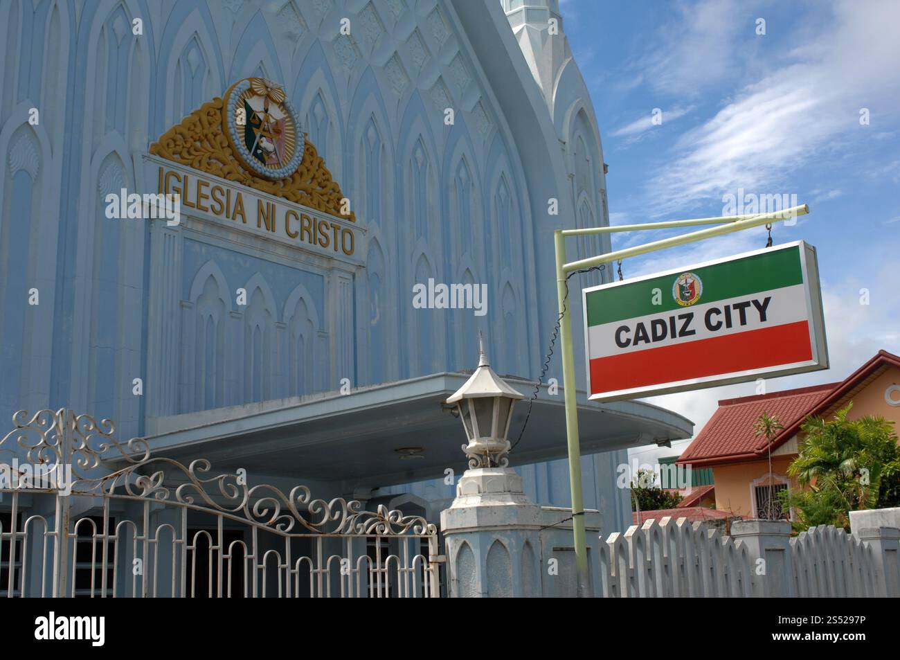 Front of Iglesia Ni Cristo Church, Cadiz City, Negros Occidental ...