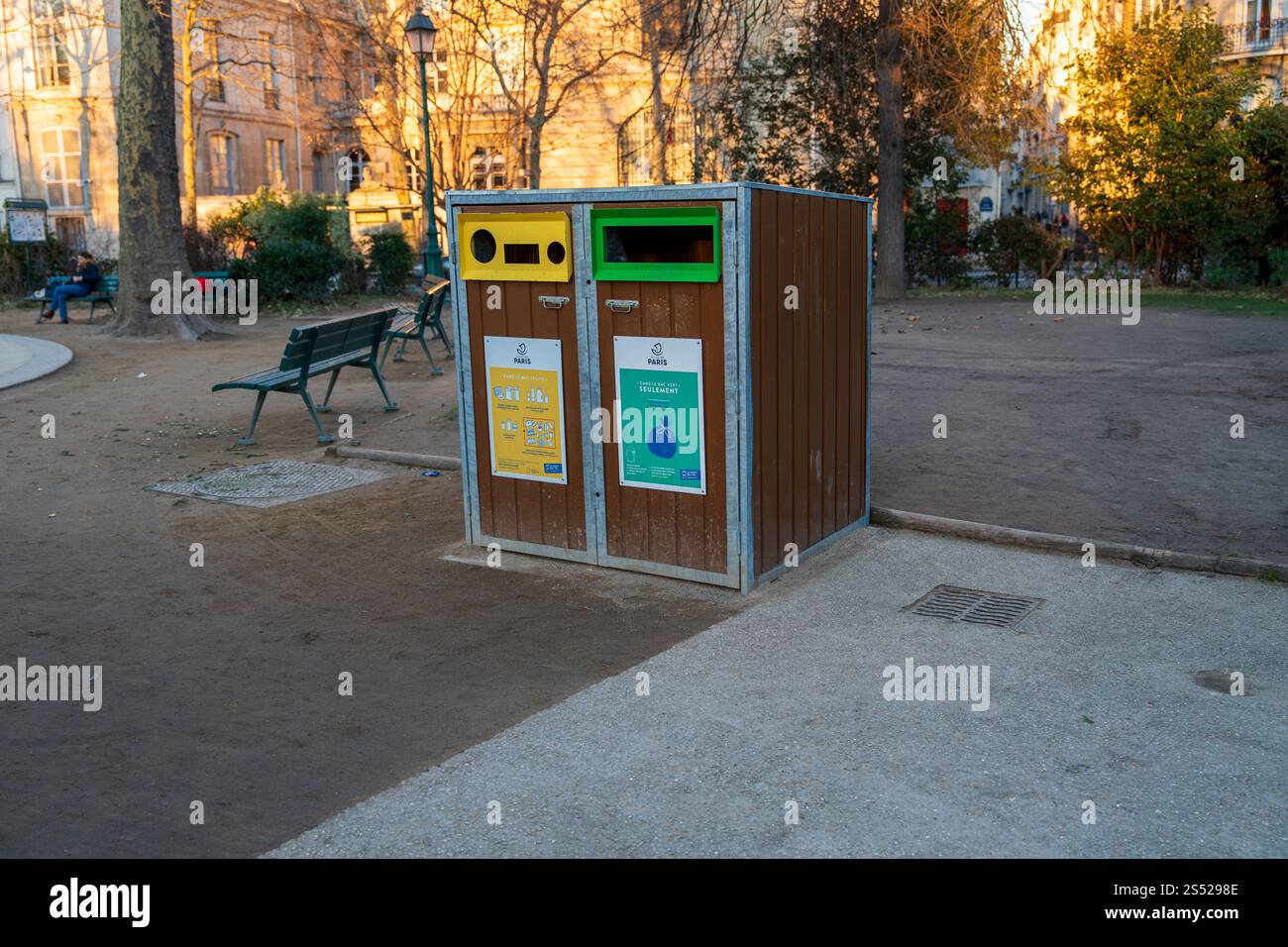 Innovative waste collection station encourages recycling in urban park ...