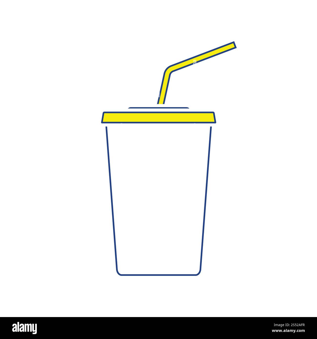 Popcorn soda drink icon Cut Out Stock Images & Pictures - Alamy