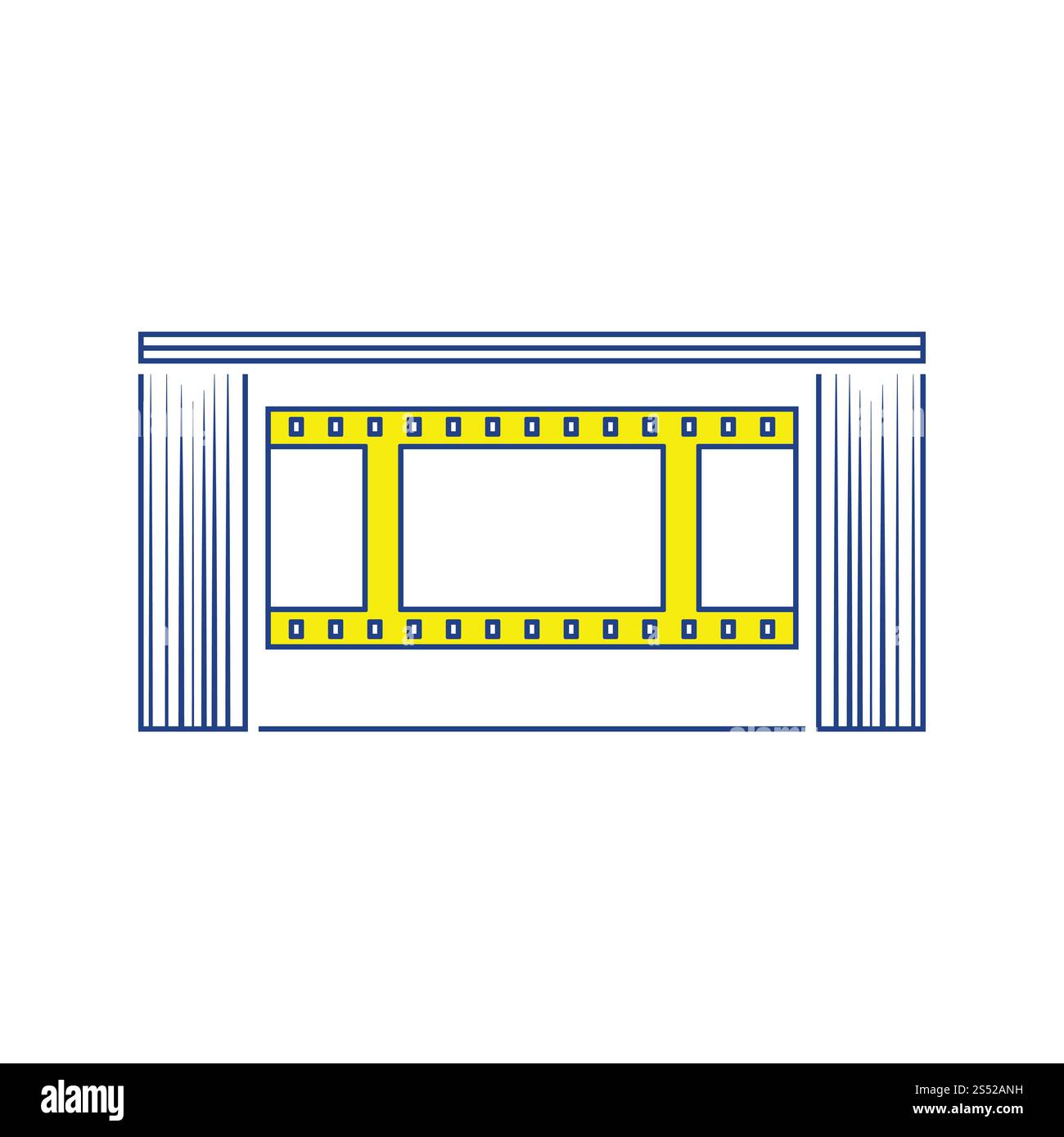 Cinema movie theater vector hi-res stock photography and images - Alamy