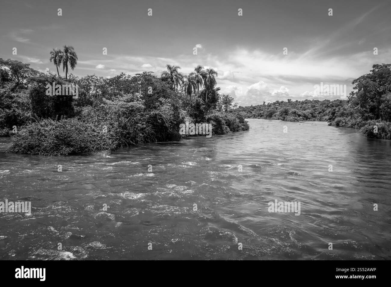 White water rapids river Black and White Stock Photos & Images - Alamy