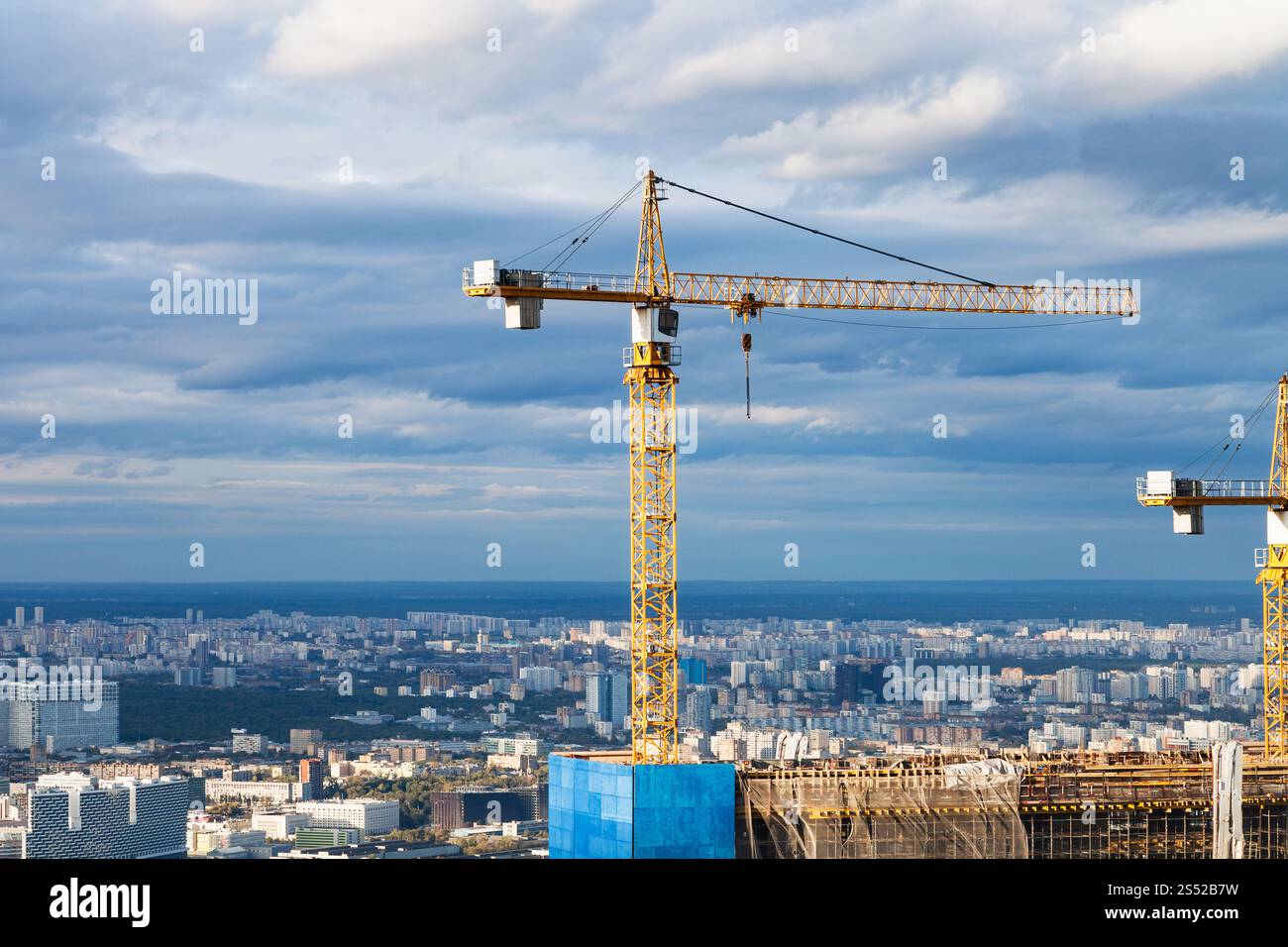 Construction site aerial view in hi-res stock photography and images ...