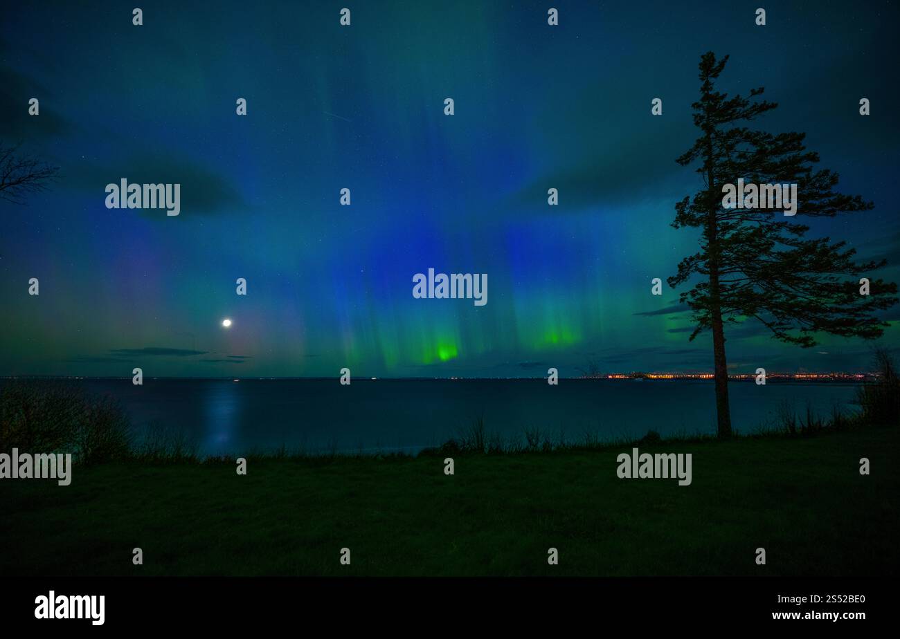 Aurora over Superior Stock Photo - Alamy
