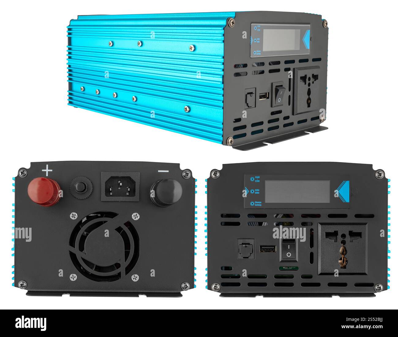 Electric inverter with voltage conversion function in isolation Stock ...