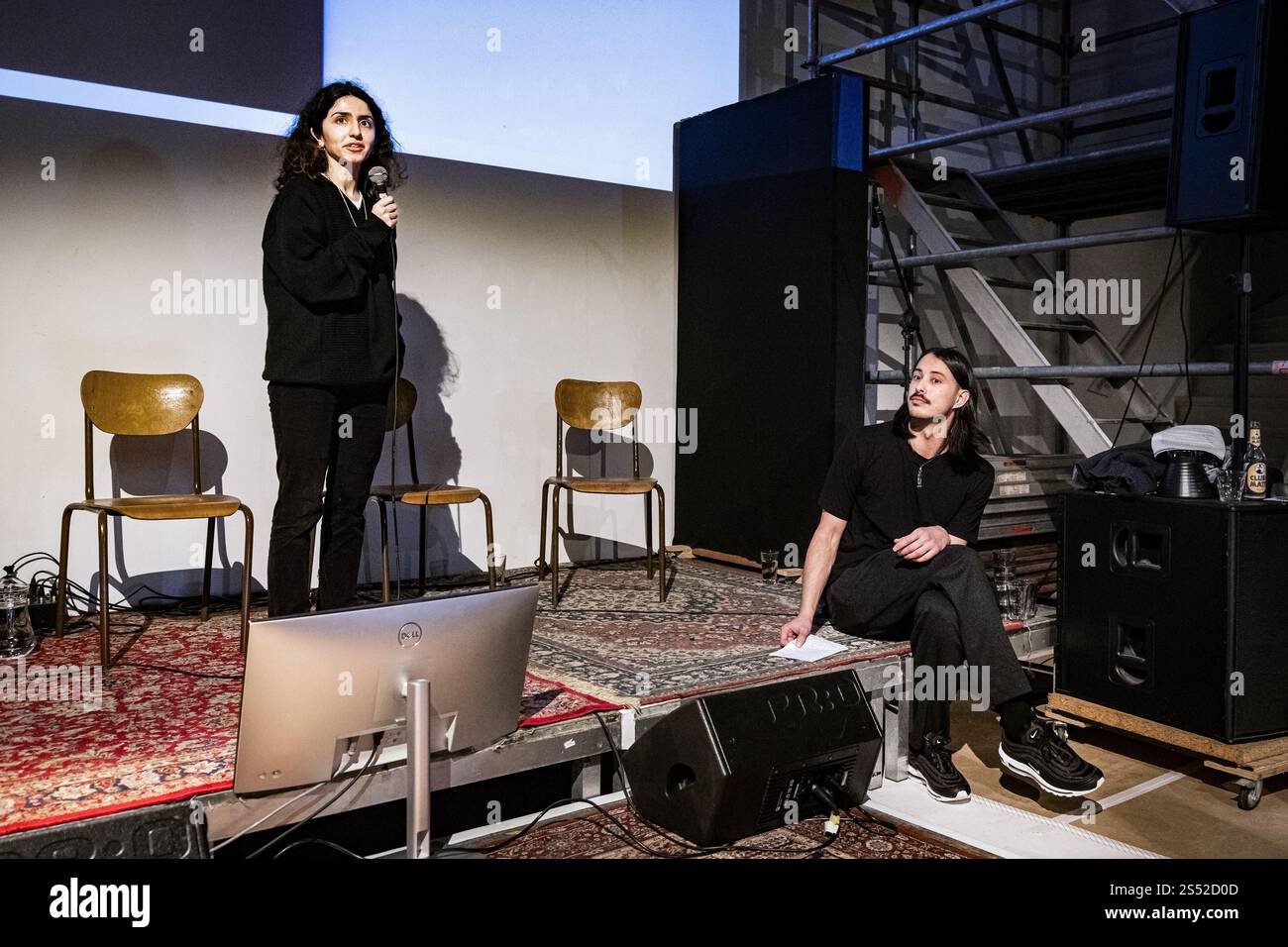 AMSTERDAM - Amsterdam City Council member Jazie Veldhuyzen during the ...