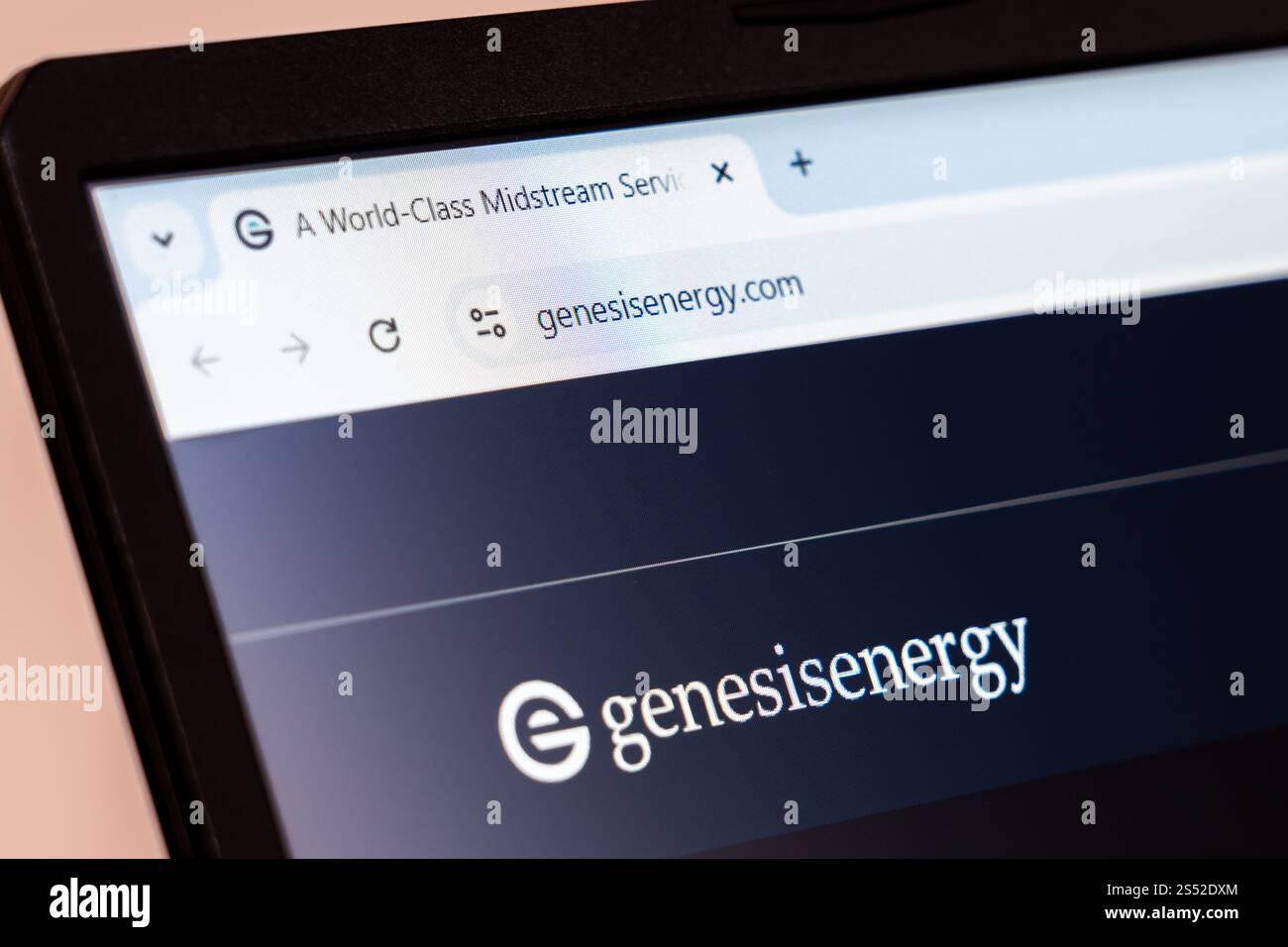 New York, USA - January 10, 2025: Genesis Energy midstream services ...