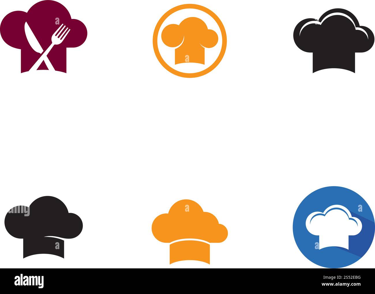 hat chef logo template vector illustration Stock Vector Image & Art - Alamy