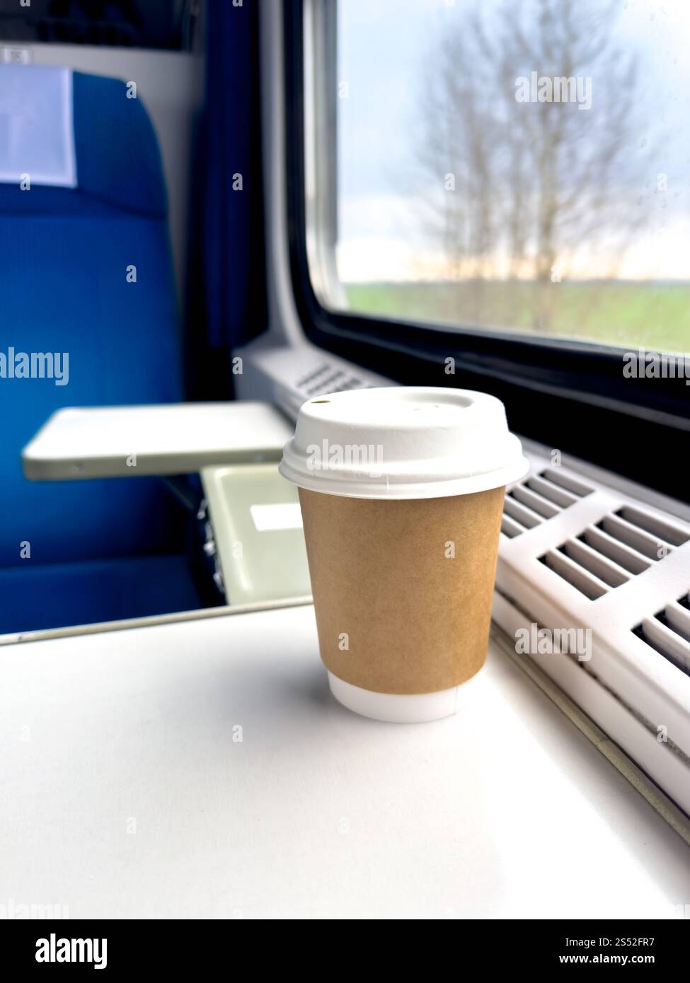 Interior of train. On the photo is interior of the train cabin Stock ...