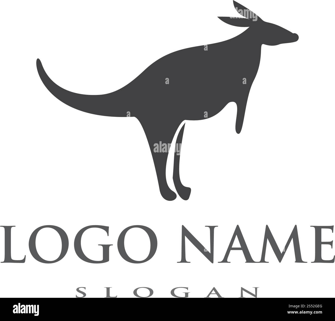 Kangaroo vector eps hi-res stock photography and images - Alamy