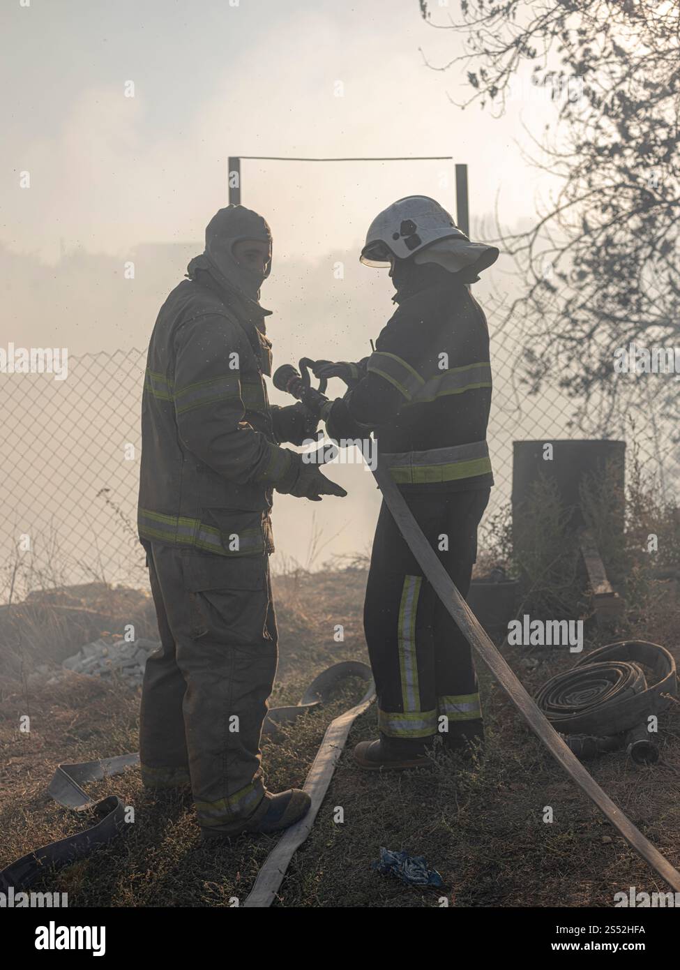 Ukrainian Wildfire Firefighters in Kharkiv Stock Photo - Alamy