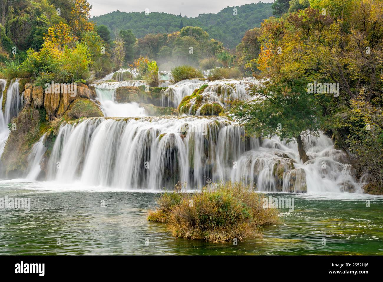 The waterfalls of Skradinski Buk in Krka National Park, Croatia, Europe Stock Photo - Alamy