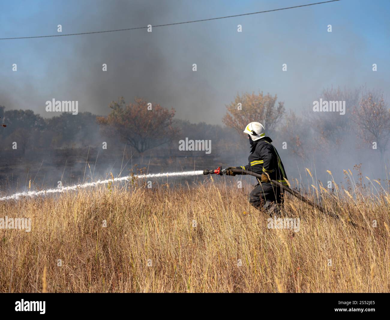 Ukrainian Wildfire Firefighters in Kharkiv Stock Photo - Alamy