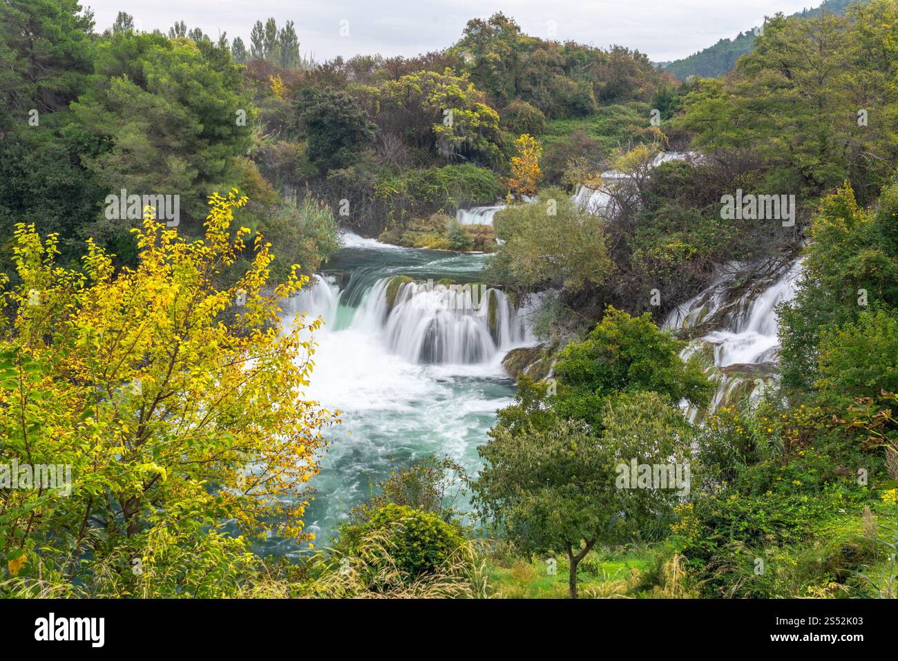 The waterfalls of Skradinski Buk in Krka National Park, Croatia, Europe Stock Photo - Alamy