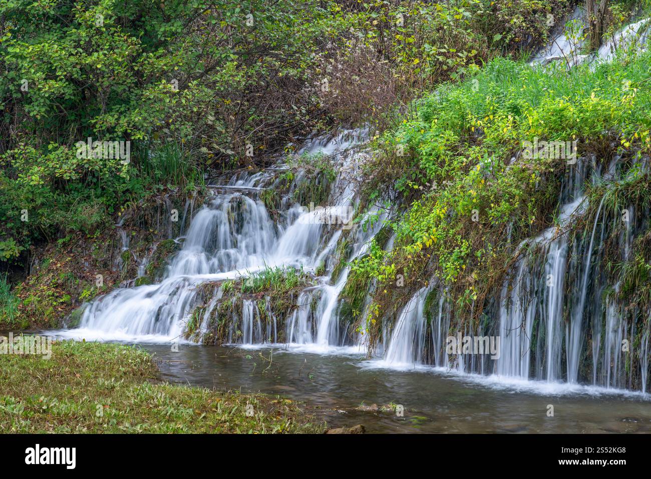 Roski Slap waterfalls at Krka National Park, Croatia, Europe Stock ...