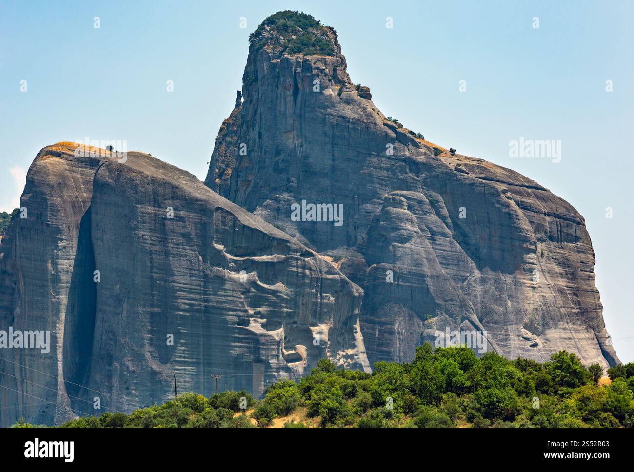 Summer Meteora - important rocky Christianity religious monasteries ...