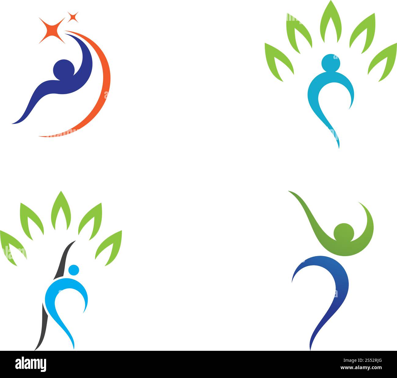 Human character logo sign,Health care logo Stock Vector Image & Art - Alamy