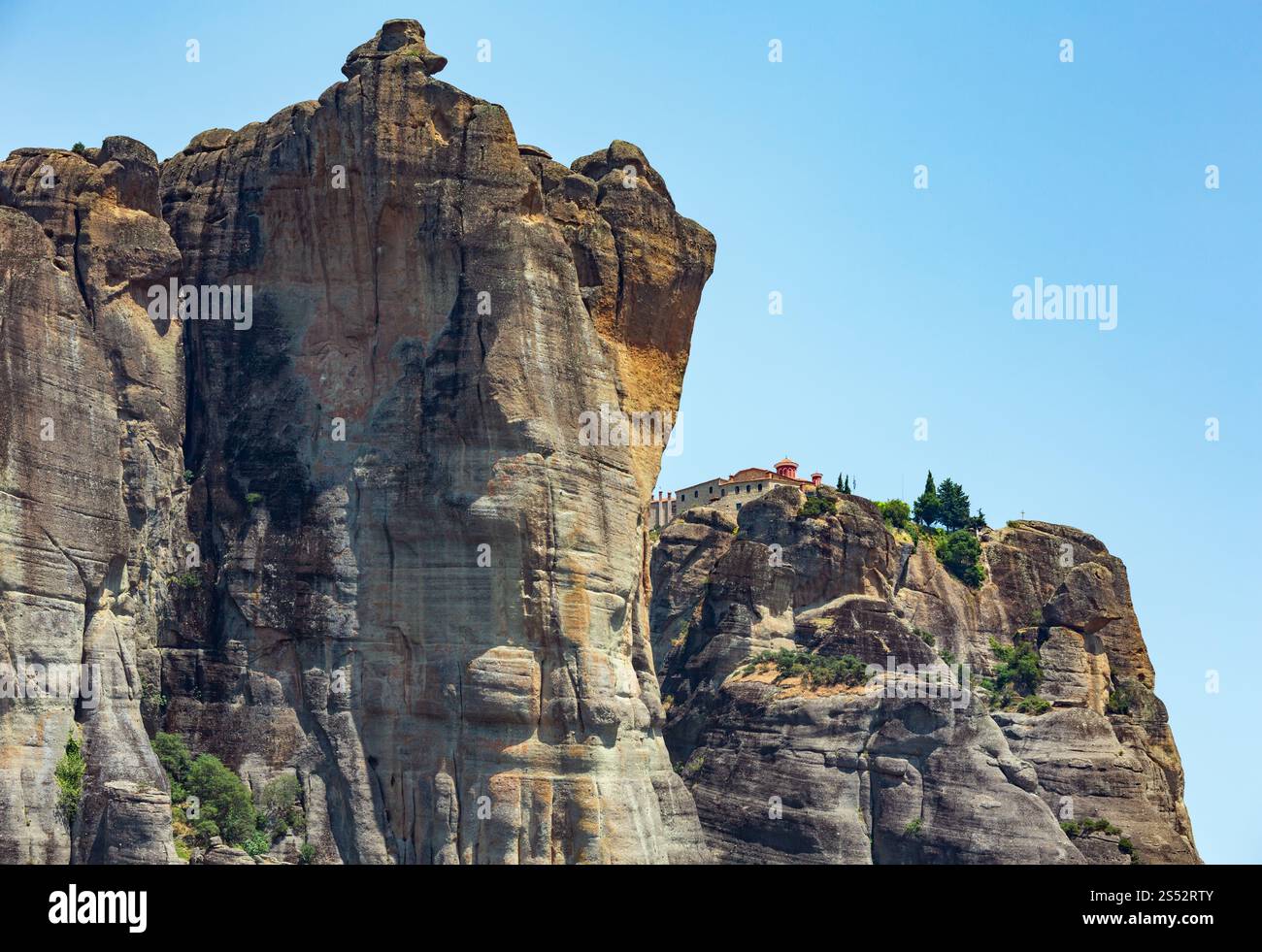 Summer Meteora - important rocky Christianity religious monasteries ...