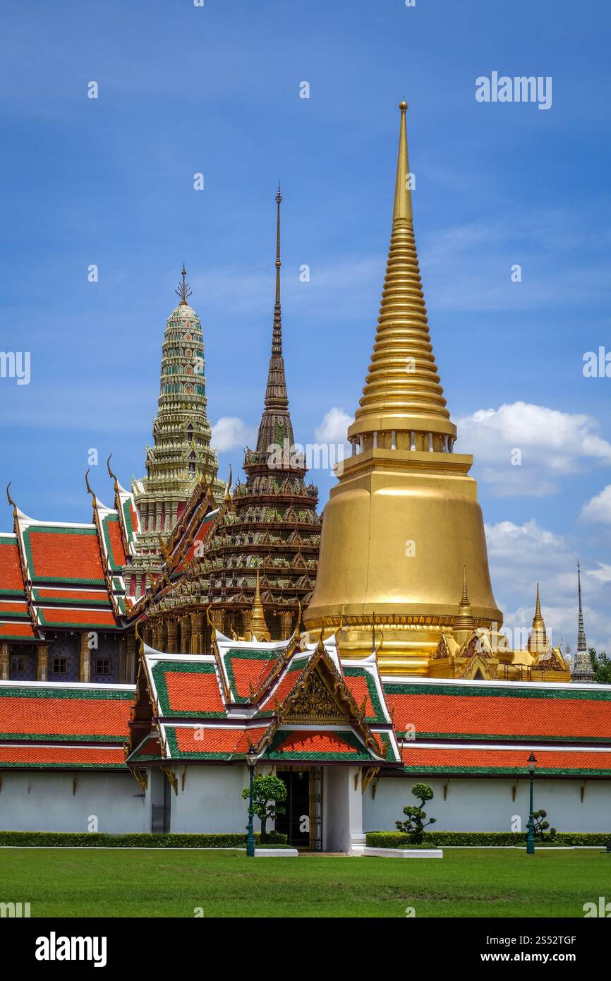 Grand Palace complex landmark in Bangkok, Thailand. Grand Palace ...