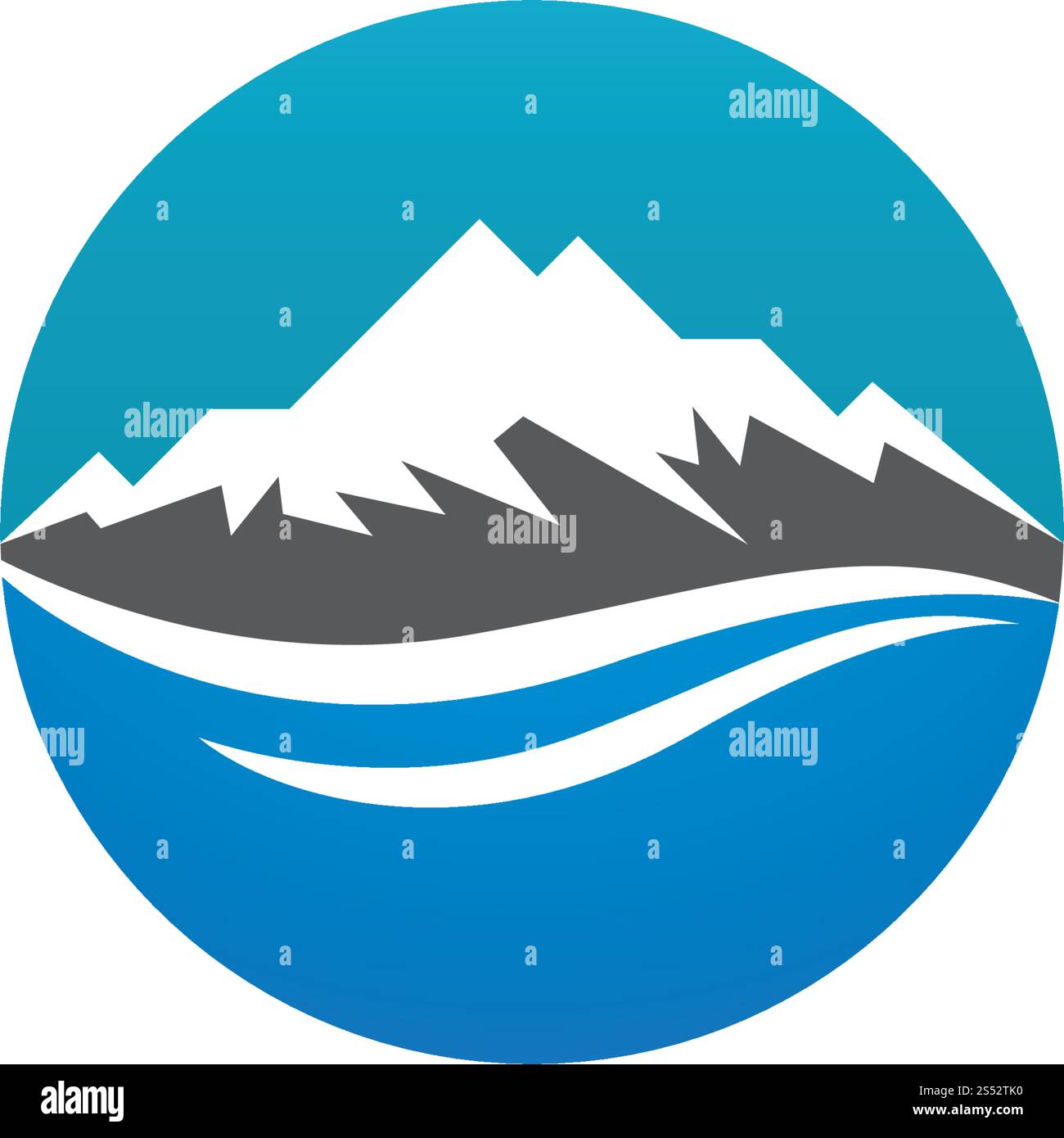 High Mountain icon Logo Business Template Vector Stock Vector Image ...