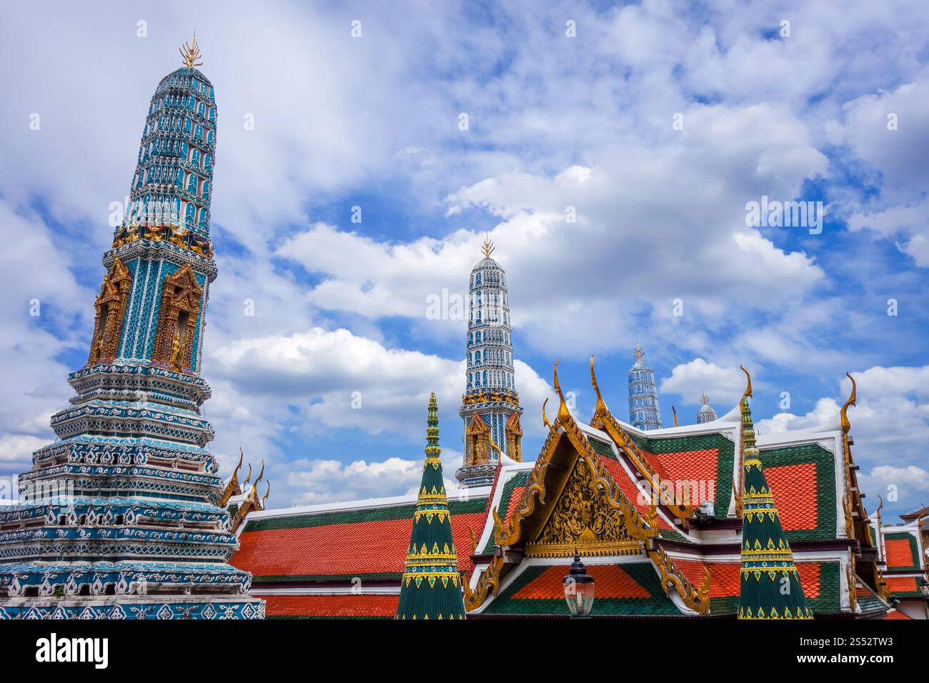 Grand Palace complex landmark in Bangkok, Thailand. Grand Palace ...