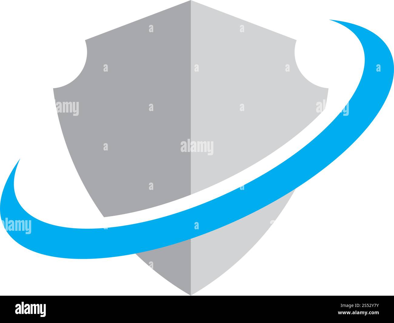 Shield symbol logo template vector illustration Stock Vector Image ...