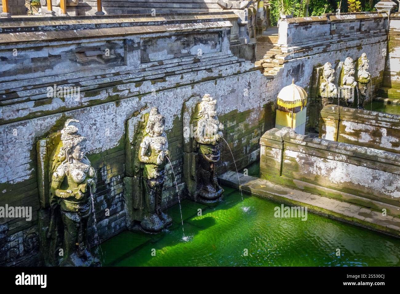 Bathing temple in Goa Gajah elephant cave, Bedulu, Ubud, Bali ...