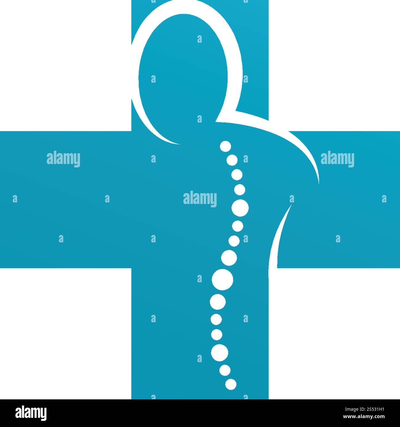 Spine diagnostics symbol logo template vector illustration design Stock ...