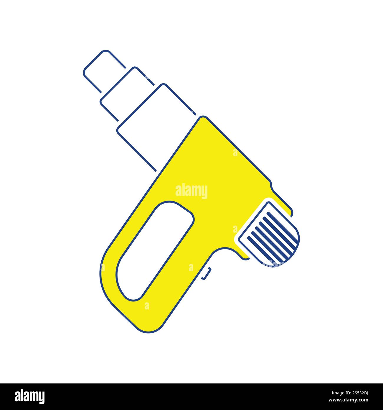 Icon of electric industrial dryer. Thin line design. Vector ...