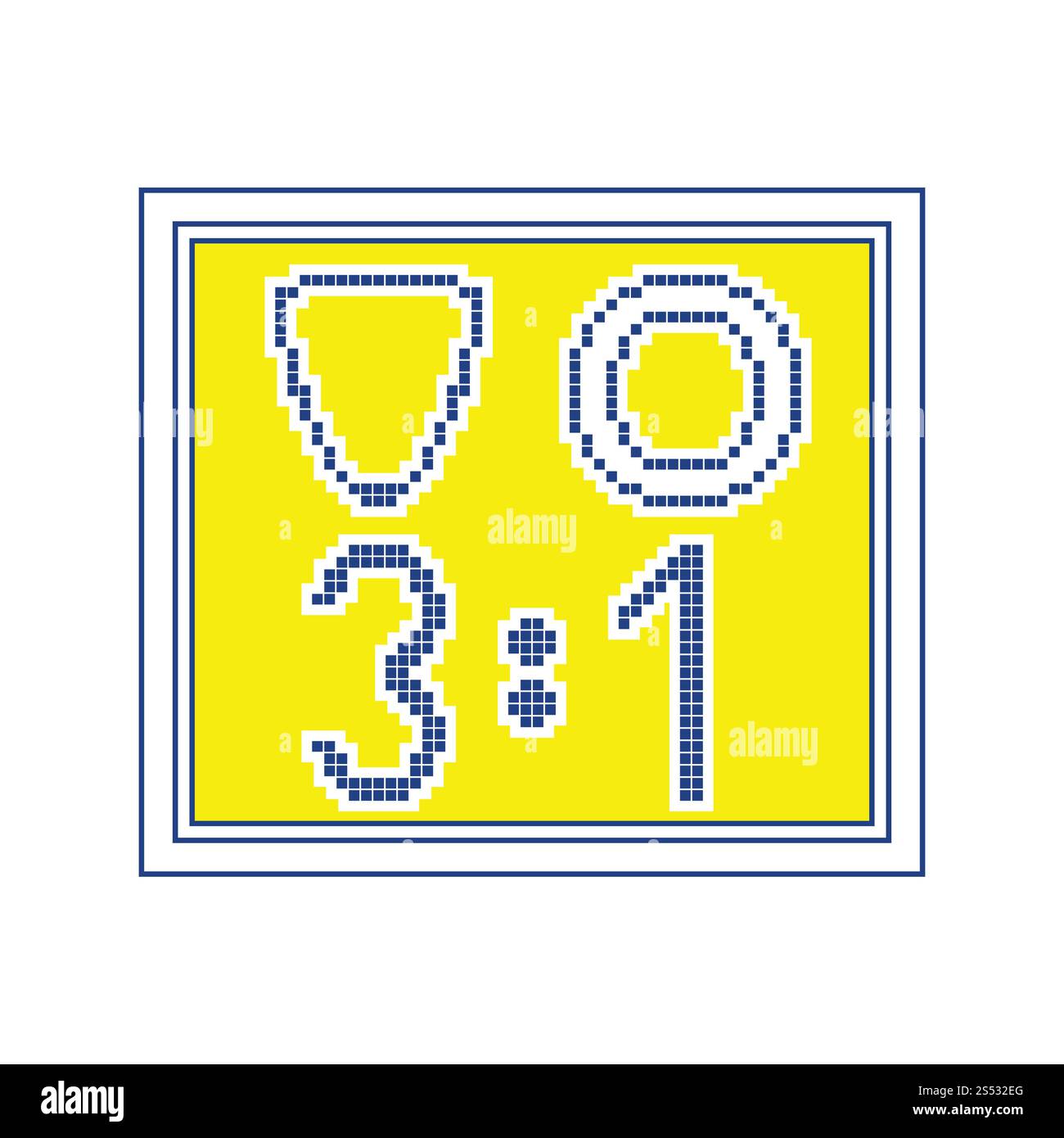 Icon of football scoreboard. Thin line design. Vector illustration ...