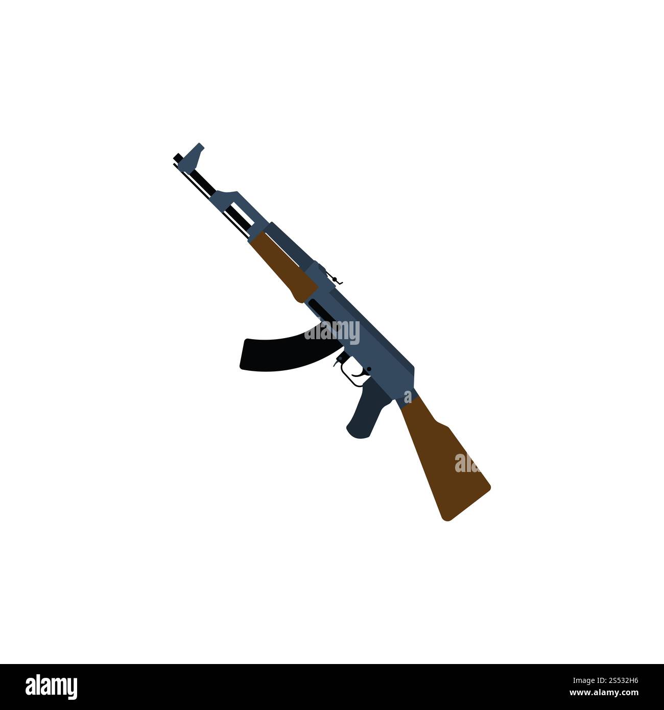 Rifle flat icon element Cut Out Stock Images & Pictures - Alamy