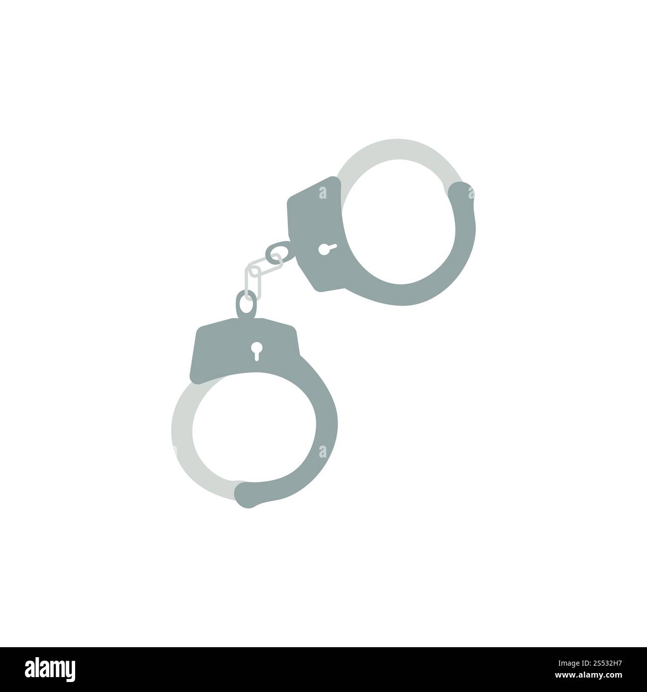 Handcuff black icon Cut Out Stock Images & Pictures - Alamy