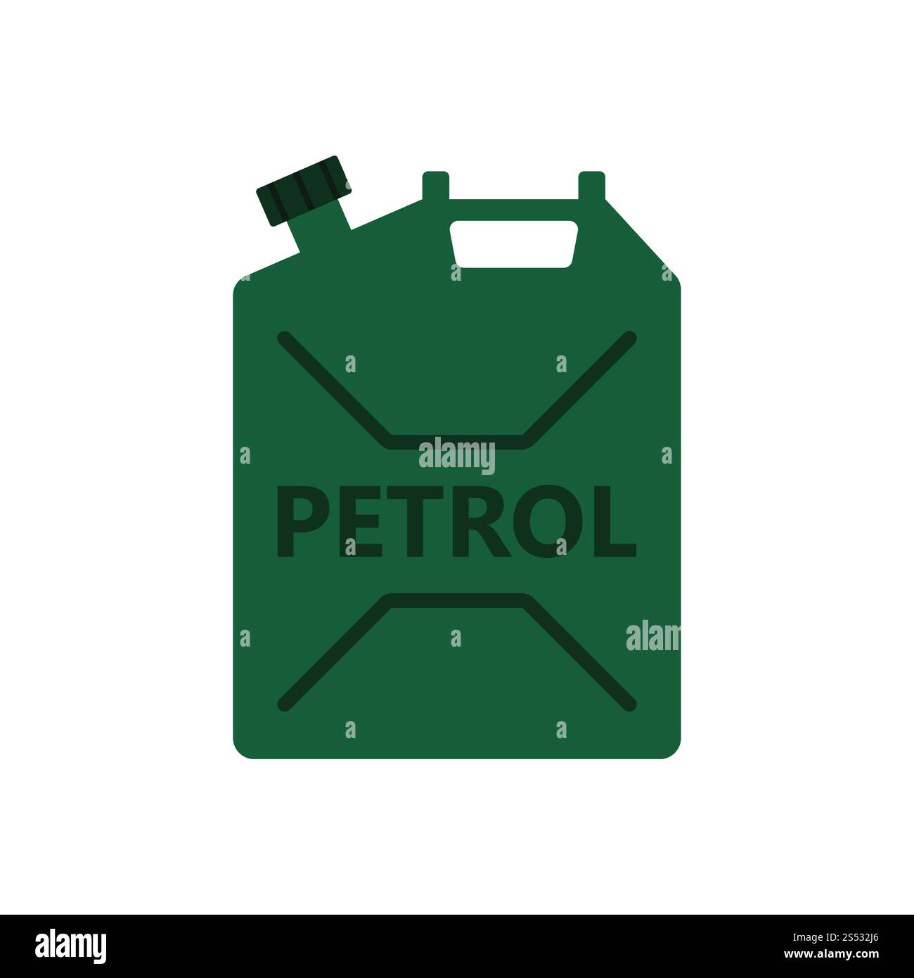 Fuel canister icon. Flat color design. Vector illustration Stock Photo ...