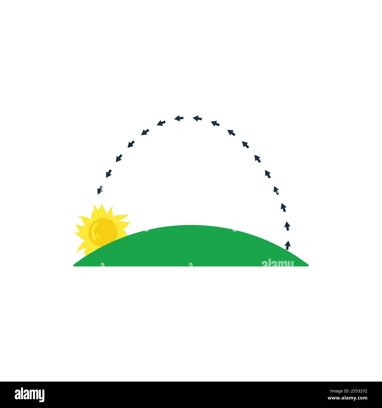 Sunset summer color icon Cut Out Stock Images & Pictures - Alamy