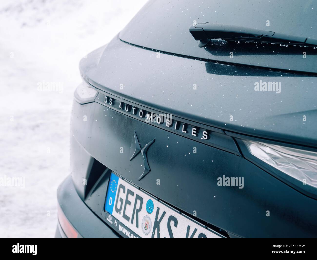 Black Forest, Germany - Jan 3, 2025: Close-up of a DS Automobiles ...